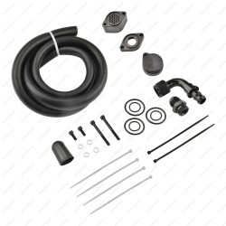 6.7L Powerstroke CCV PCV Reroute/Delete Engine Ventilation Kit for 2011 ...