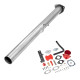 2010-2012 Cummins 6.7L Silver EGR Delete Kit And 4" DPF Delete Racepipe